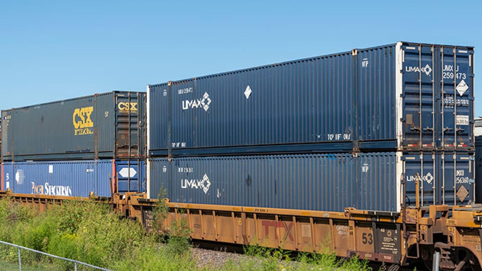 Rail Cargo Shipping Container