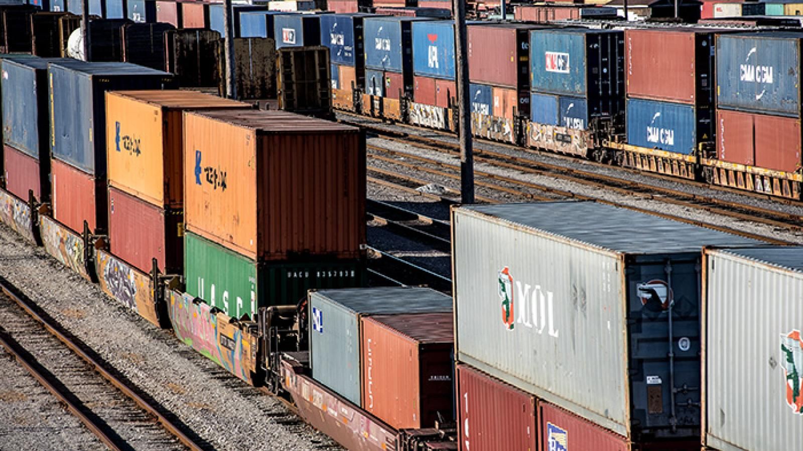 Rail Cargo Shipping Container